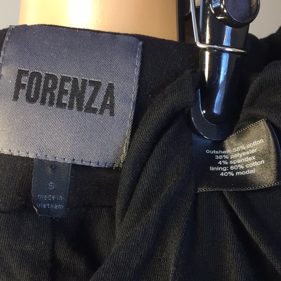 Forenza | Jackets & Coats | Forenza Black Openfront Cottonblend Short ...